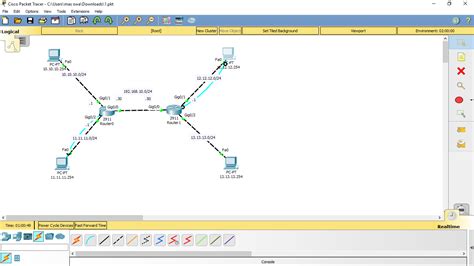 Routing Statik Dan Dynamic Menggunkan Ospf ~ Jaringan Komputer
