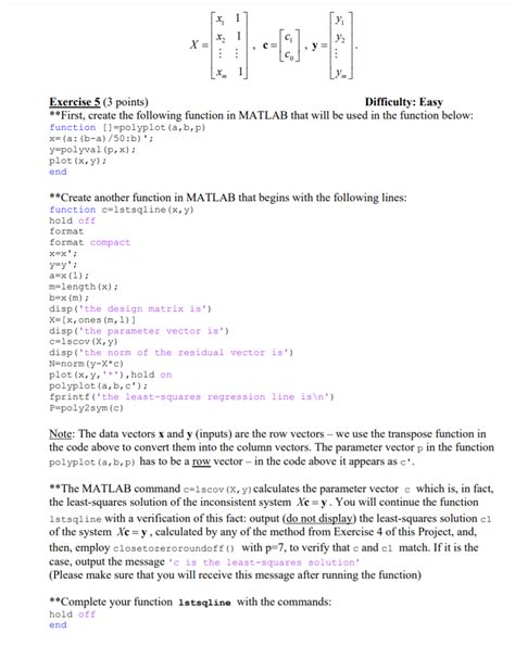 In Matlab I Attached Exercise 4 To Help With The One Chegg