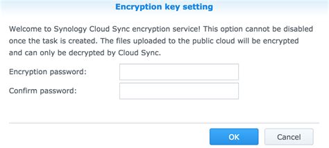 encrypting and decrypting files via synology cloud sync backblaze help