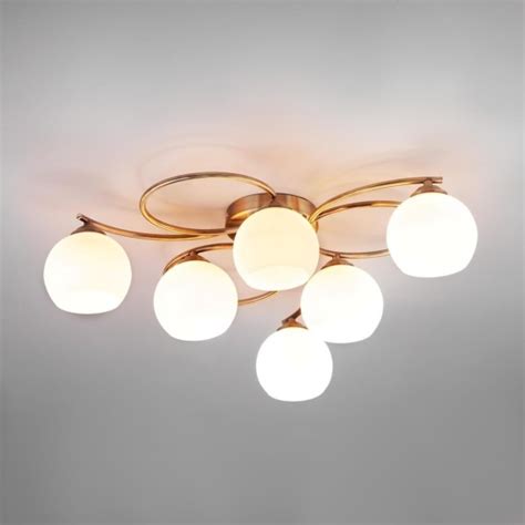 Потолочная люстра Eurosvet Alba 30144/6 античная бронза — выгодно ...