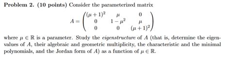 Solved Problem 2 10 Points Consider The Parameterized