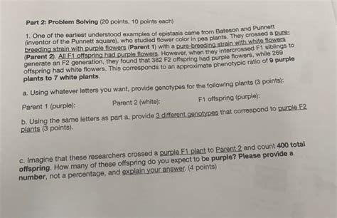 Solved Part 2 Problem Solving 20 Points 10 Points Each