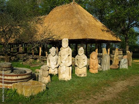 Scythian Stone Statues Of Women Ancient Scythian Woman Statue Outdoors
