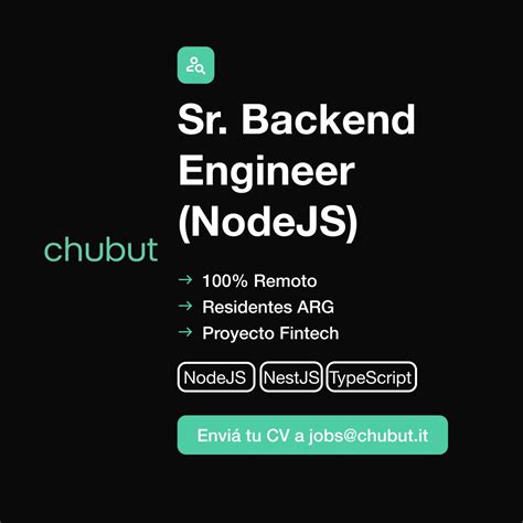 Backenddeveloper Fintech Nodejs Nestjs Nodejs Backend Typescript