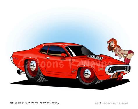 Pin On Drag Racing Cartoons