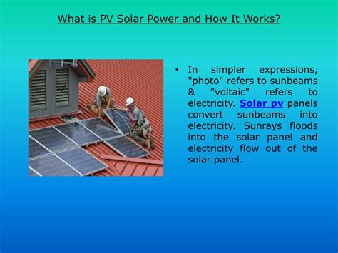 PPT Solar PV PowerPoint Presentation Free Download ID 7115799