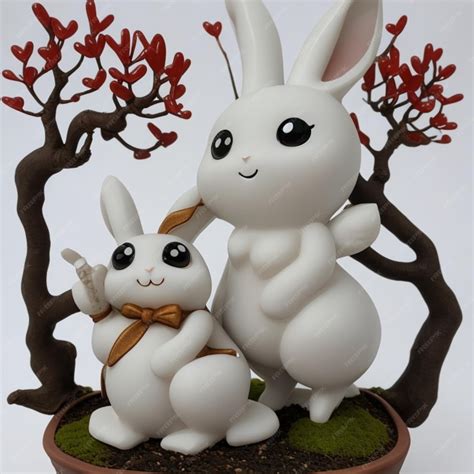 Premium Ai Image Lagomorphs Cony Cute Rabbit Cartoon