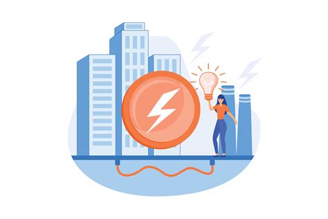 Eco Friendly Geothermal Renewable Energy Plant And Light Bulb