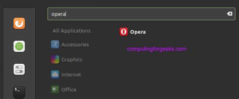 Install Opera Web Browser On Ubuntu ComputingForGeeks