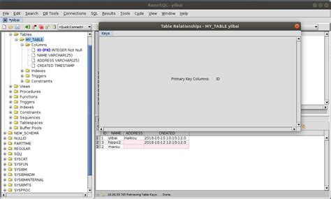 DB2 RazorSQL表关系 DB2 教程 BootWiki