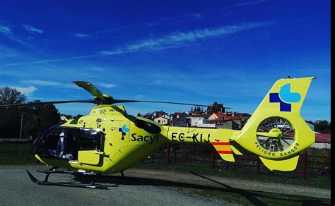Evacuada En Helicóptero Una Mujer Herida Tras Un Accidente De Tráfico
