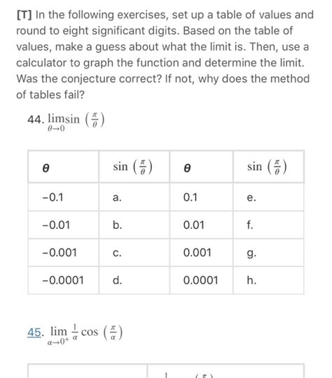 Solved T In The Following Exercises Set Up A Table Of Chegg Com