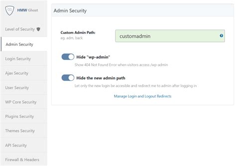 Security Features • Hide My Wp Ghost