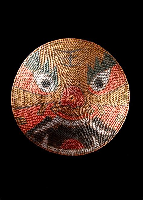 Tengpai Wicker Shield Wicker Shield 19th Century