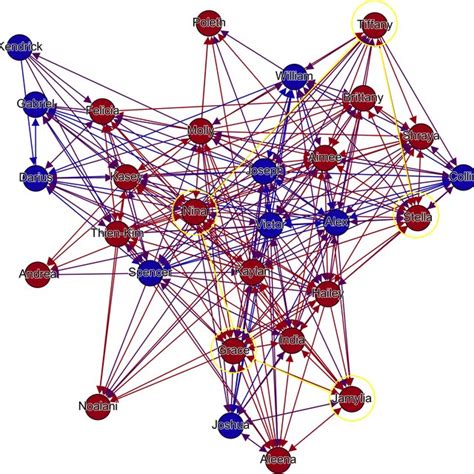 Edge Node And Direction In Networks Download Scientific Diagram