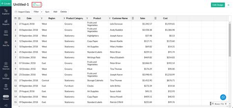 Creating A Table Analytics Plus On Premise