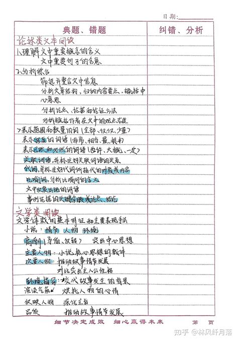 语文笔记整理 知乎