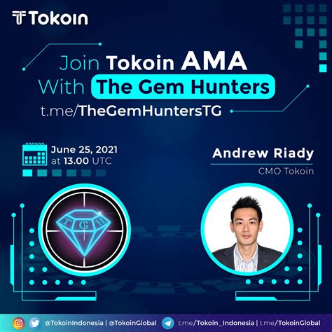 Cmo Tokoin Andrew Riady Will Be Having An Ama Tomorrow On June 252021