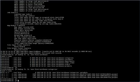 Cloudera Samples Exercise 1 Ingest And Query Relational Data