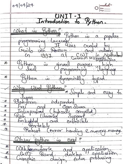 Python Programming U1 Pdf