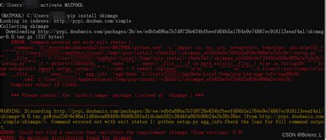 报错：pip Install Image 及问题解决 Csdn博客