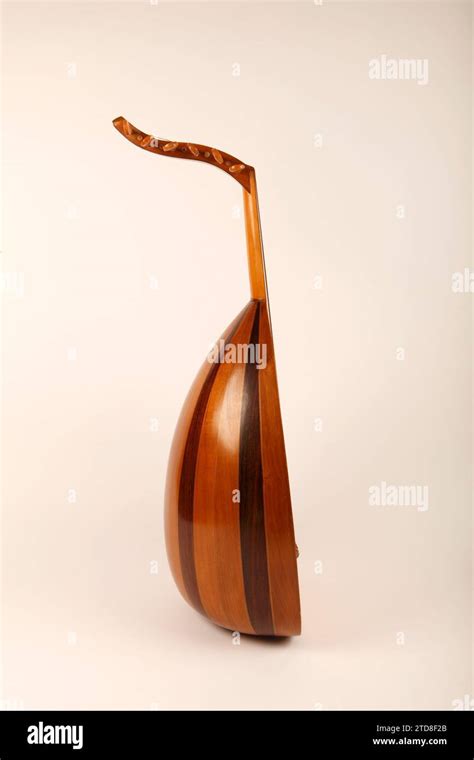 A Syrian 11 String Oud Middle Eastern Short Neck Lute Pear Shaped