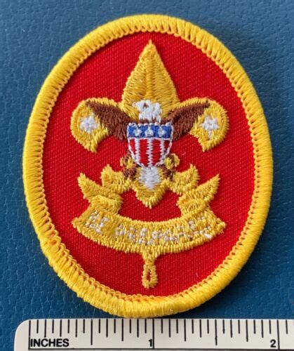 Nos 1980s First Class Rank Boy Scouts Of America Patch Bsa Scouting