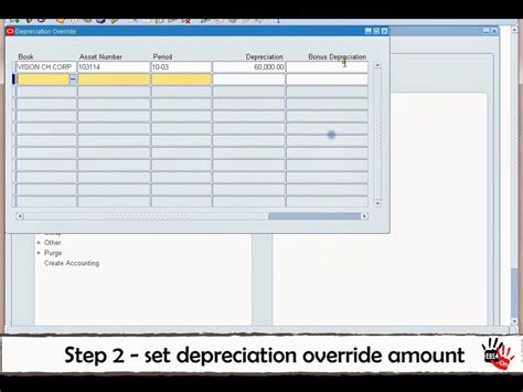 Oracle EBS Hands On How To Setup And Use Depreciation Override In Oracle EBS Fixed Assets In R