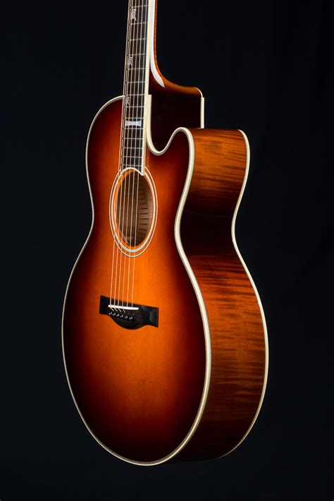 Santa Cruz Ftc Moon Spruce And Carved Flamed Maple With Full Body Sunburst Down Home Guitars
