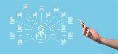 Premium Photo Document Management System Dms Businessman Hold Doctor And Document Iconsoftware