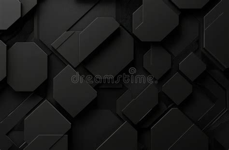 A Futuristic 3d Rendering With Hexagonal Patterns Stock Illustration Illustration Of