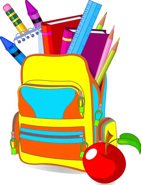 School Supplies Clipart Free