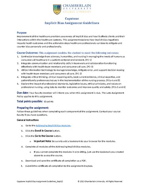 Capstone Implicit Bias Module Assignment Sept23 Capstone Implicit