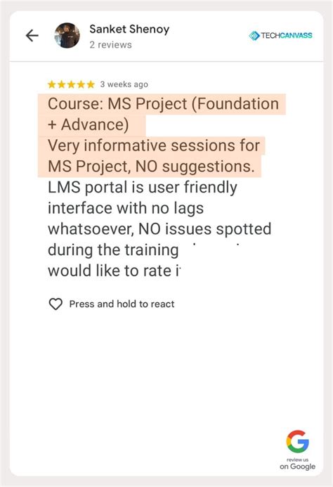Techcanvass On Linkedin Techcanvass Msprojecttraining Careergrowth Professionaldevelopment