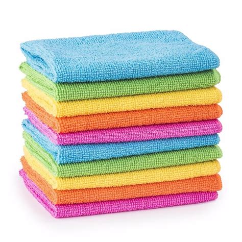 10 20 30 40 50 Microfibre Cleaning Cloths Dusters Car Bathroom Polish Towels Ebay