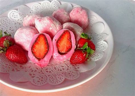 Resep Mochi Strawberry Coklat Oleh Ny Indra Cookpad
