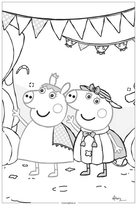 45 Peppa Coloring Pages Free Pdf And Png Printables