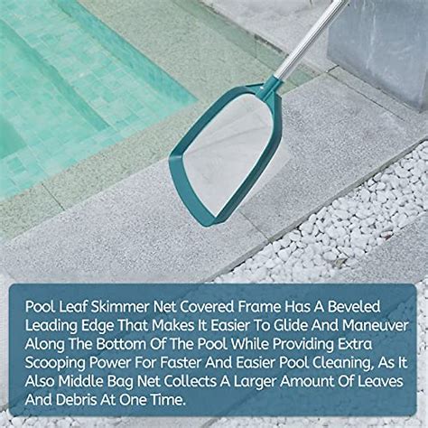 Poolwhale Telescopic Pool Skimmer Clean With Ease