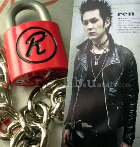 Nana Punk Sex Pistols R Lock Padlock Necklace Chain Red Refuse To Be