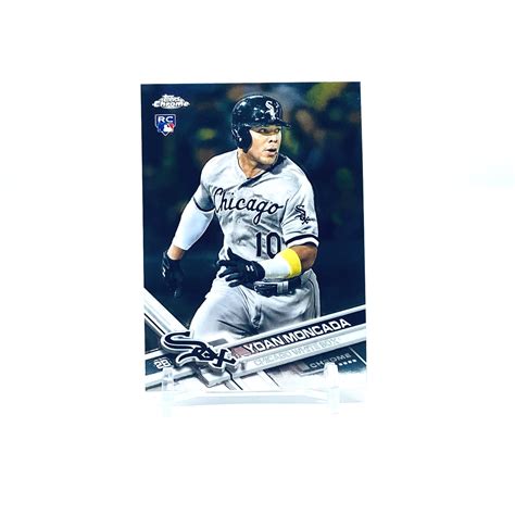 2017 Topps Chrome Yoan Moncada Rookie Card Chicago White Sox The