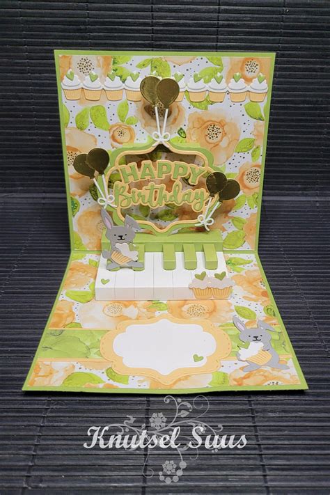 Karen Burniston Piano Keys Pop Up Papercraft Maniac
