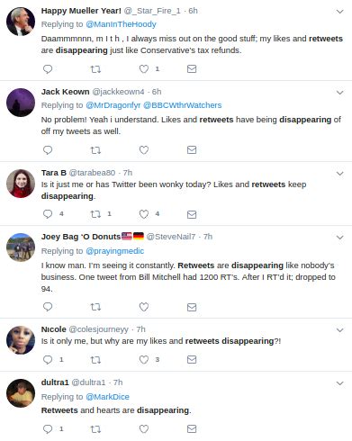 No It S Not Just You Twitter Bug Hits Retweets And Likes Boom