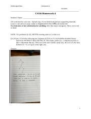 CS566 Homework4 Doc CS566 Algorithms Homework 4 Fall 2021 CS556