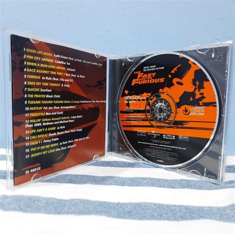 Cd The Fast And The Furious Original Motion Picture Soundtrack