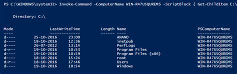 Executing Powershell Commands On Remote Computers My Sharepoints