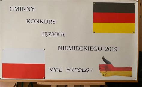 Gminny Konkurs Języka Niemieckiego 2019 Szkoła Podstawowa im gen