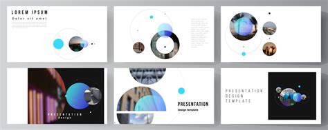 Layout Of The Presentation Slides Royalty Free Vector Image