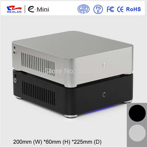 Mini Itx Chassis Htpc Aluminum 35hdd Support Dc Atx Power Mini Case