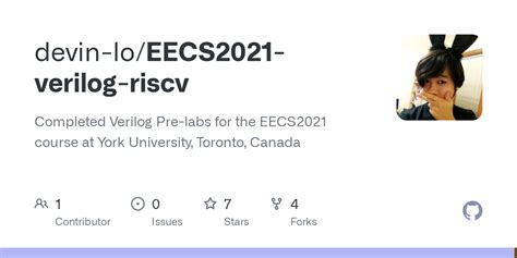 Github Devin Loeecs2021 Verilog Riscv Completed Verilog Pre Labs