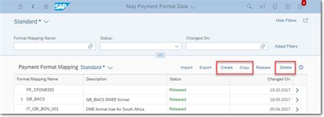Create Copy Delete And Release In Map Payment Form Sap Community